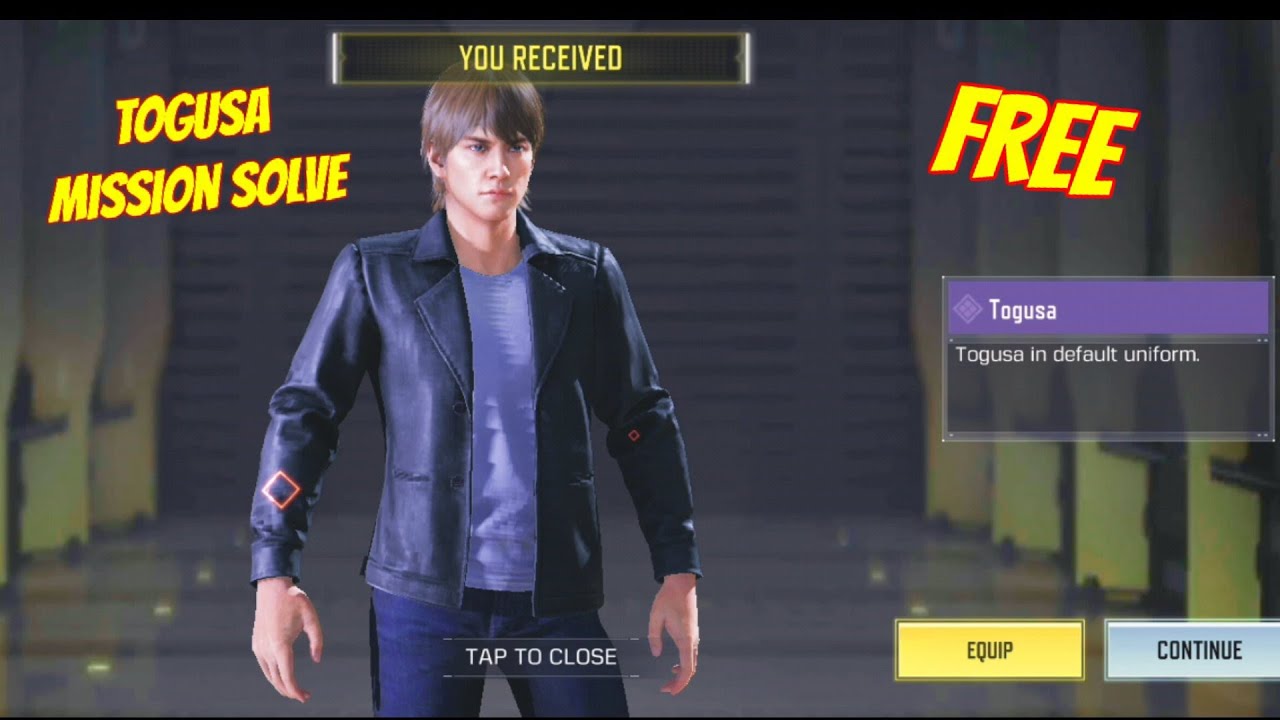 how to unlock node 15 | get togusa mission solve codm | free Togusa ...