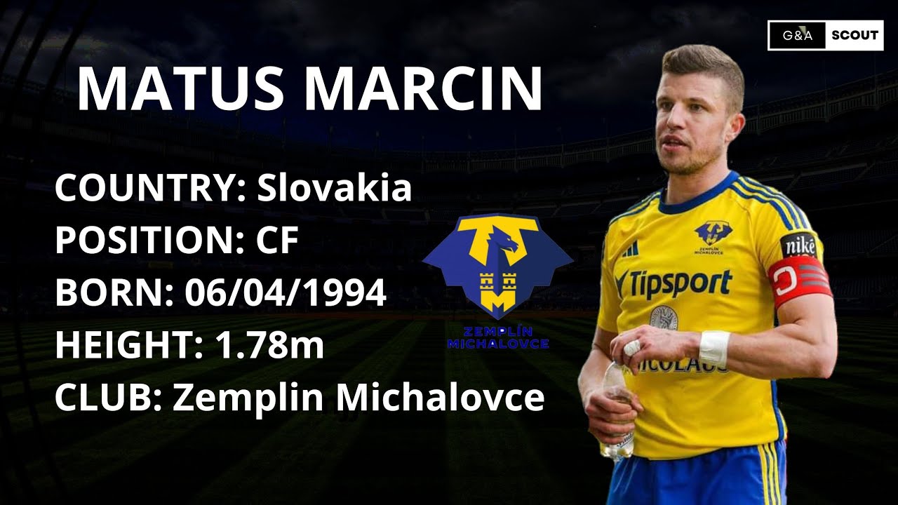 EXCLUSIVE: MATUS MARCIN | ZEMPLIN MICHALOVCE | CF | HIGHLIGHTS 2023/2024 - YouTube