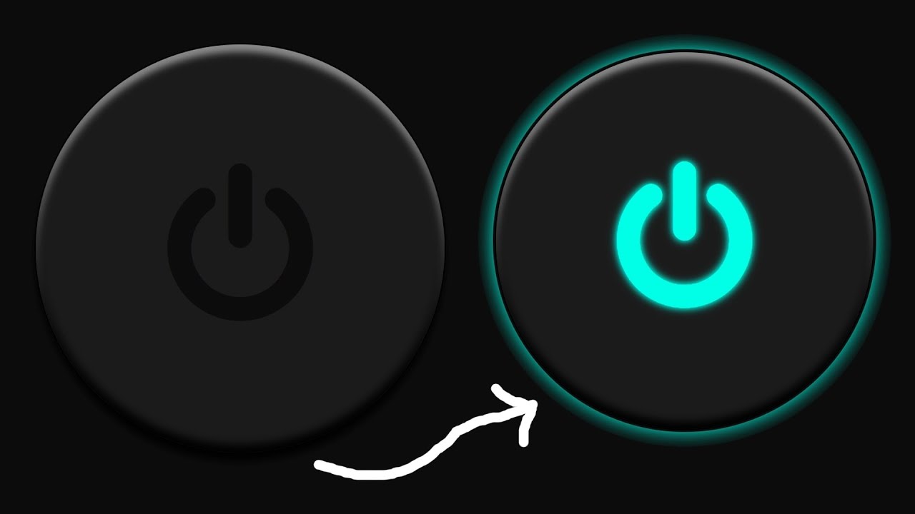 CSS Creative Power Button Effect | Encrypted Code - YouTube