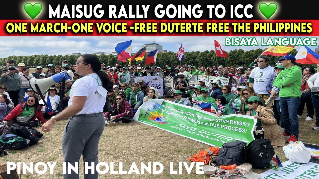 MAISUG MARCH SA THE HAGUE | PEACE RALLY PARA KAY MAYOR RODRIGO DUTERTE ...
