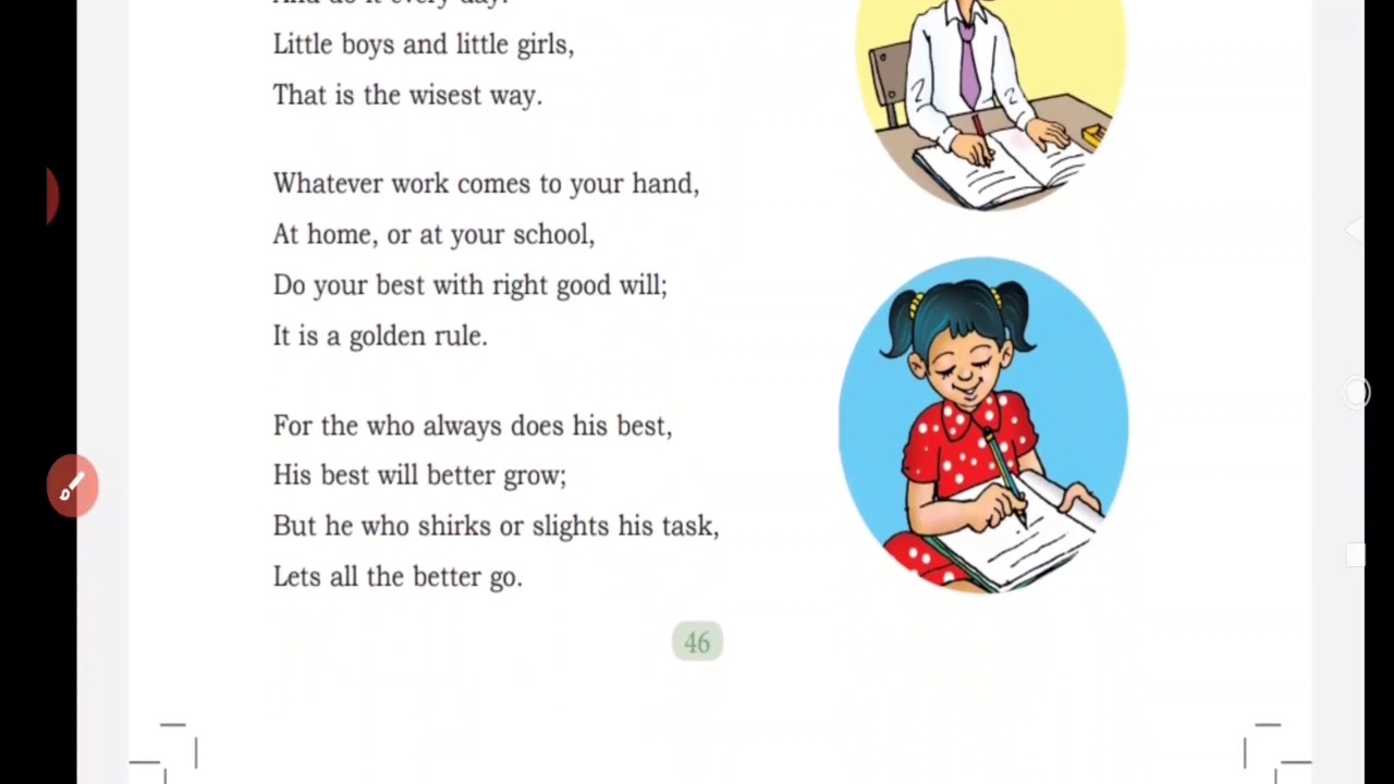Class 5 English Lesson 9 Do Your Best Pre Reading And Reading With class-5-english-lesson-9-do-your-best-pre-reading-and-reading-with