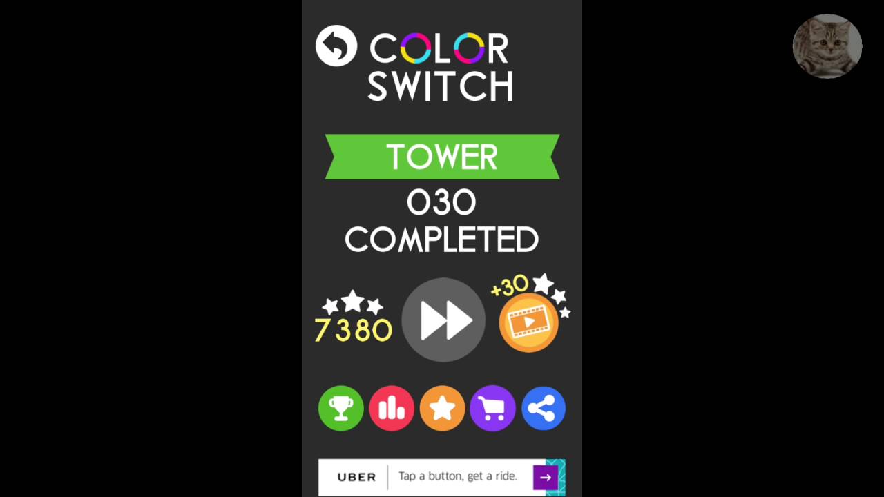 NEW Color Switch [ TOWER MODE ] Level: 1 - 50 Game Play - YouTube