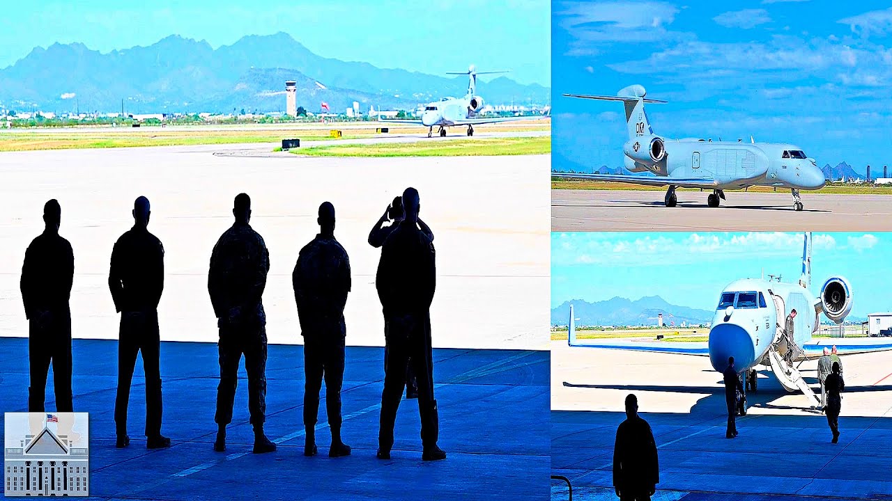 First EA-37B Compass Call Delivery at Davis-Monthan AFB, Arizona! - YouTube