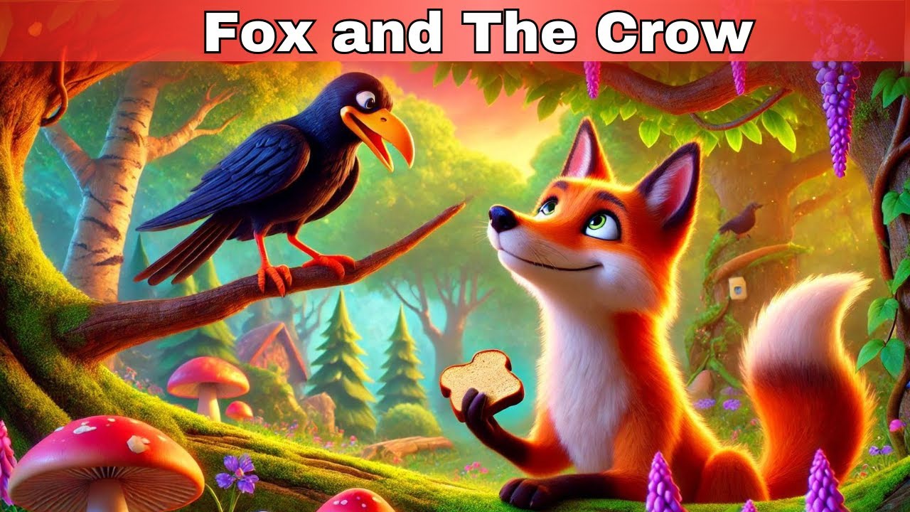 Fox And The Crow | Moral Stories for Kids In English | Bedtime Stories ...