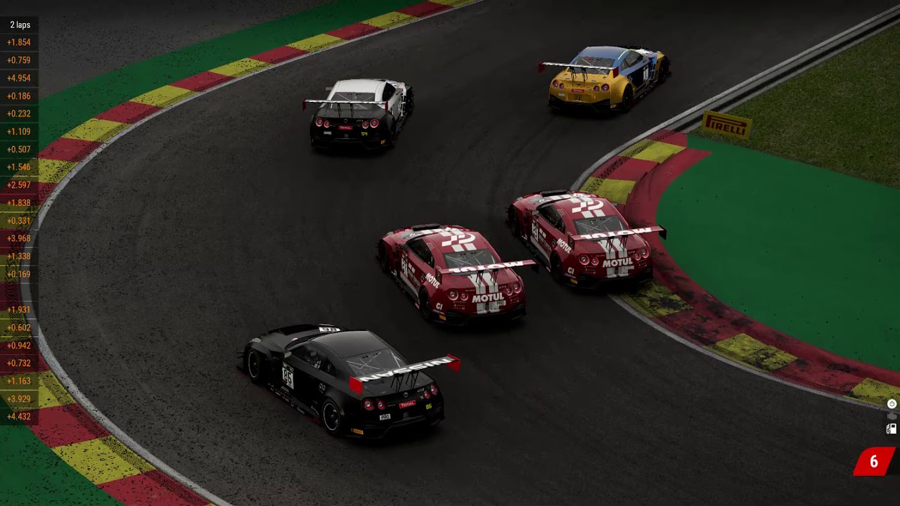 아세토 컴페티지오네_ROK SIMRACING COMMUNITY_스파프랑코르샹_닛산 GT-R 2015 원메이크 레이스 - YouTube