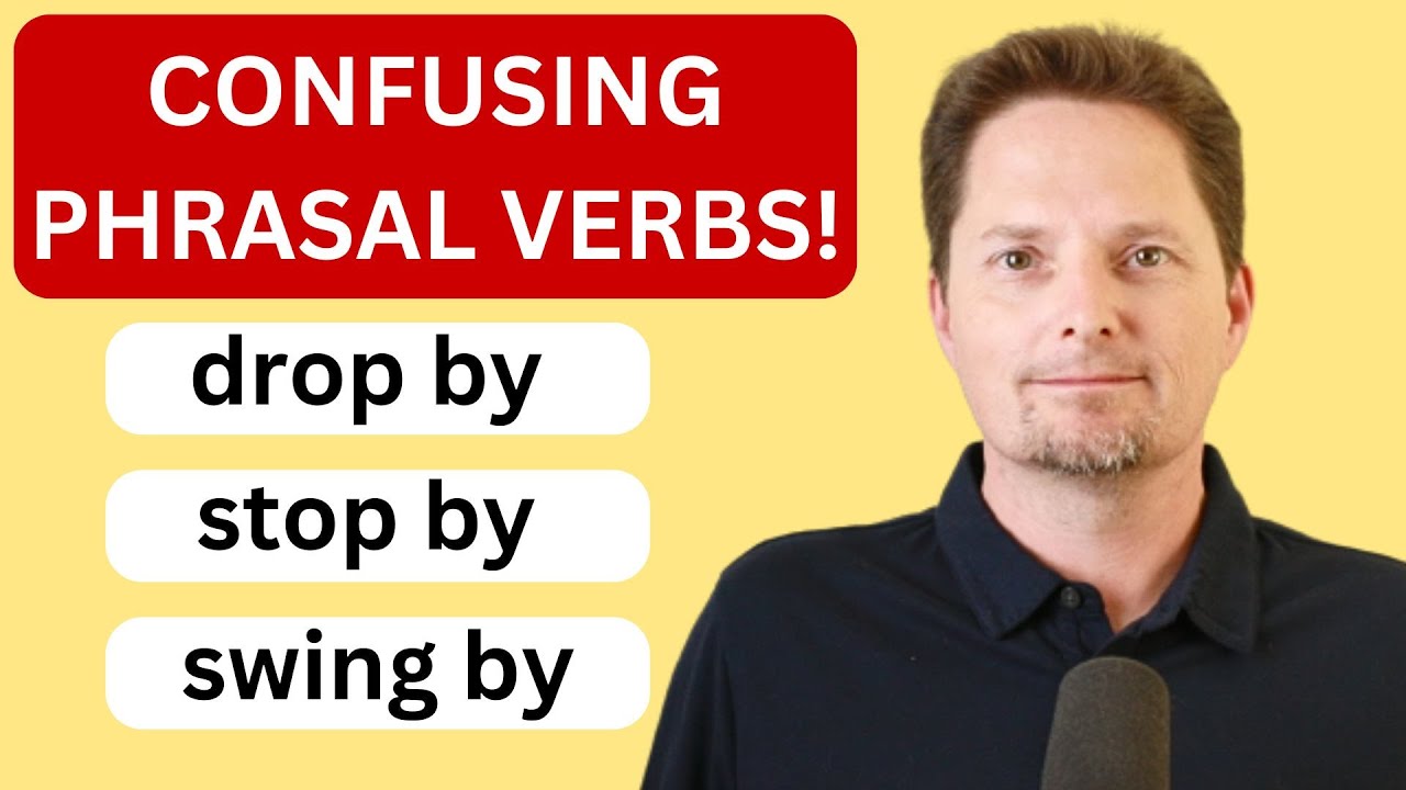 Learn English Phrasal Verbs / swing by, stop by, drop by / EVERYDAY ...