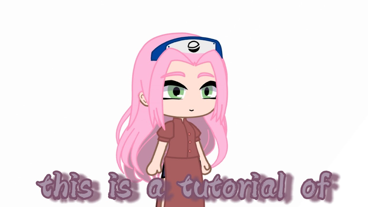 How I make sakura's headband in gacha club tutorial /|\ iiGachaDark • Ø ...