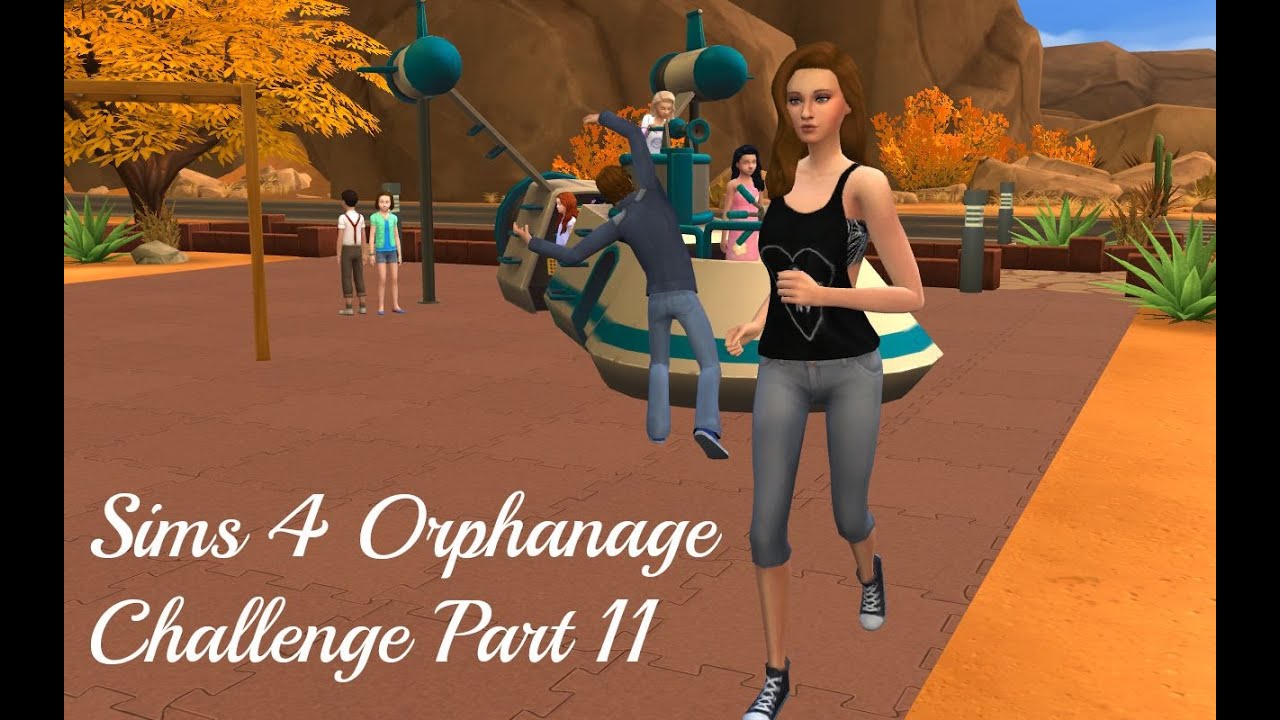 The Sims 4 Orphanage Challenge Part 11 - YouTube
