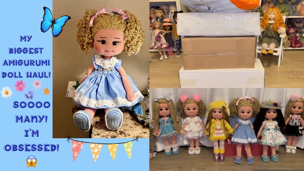 Another Huge Amigurumi Doll Haul!!! My New Obsession! 😱🤭 - YouTube