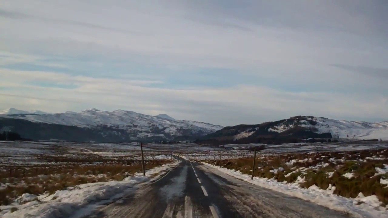 Winter Snow Drive Drove Road Highlands Of Scotland - YouTube