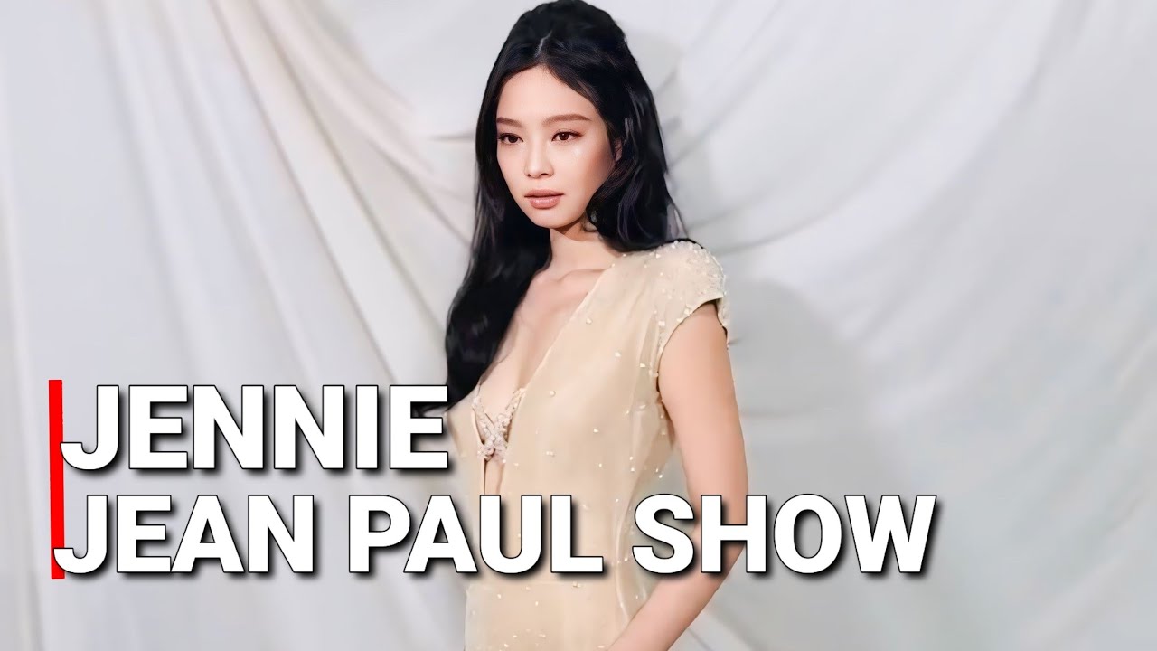 BLACKPINK JENNIE 제니 Arrival + Runway at Jean Paul Gaultier Show in ...