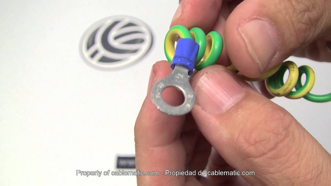 Kit de tierra GND para armario rack distribuido por CABLEMATIC ® - YouTube