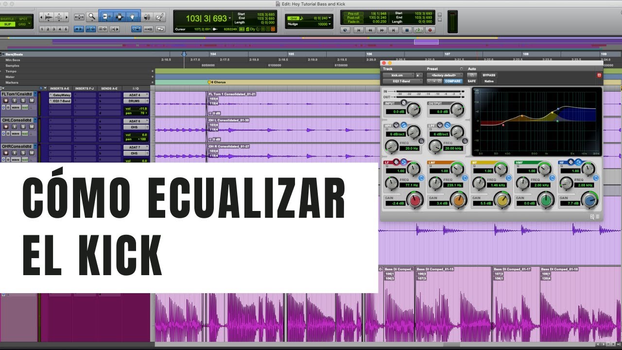 Cómo ecualizar el Bombo (Kick) - InfinityRecordingStudio.com - YouTube