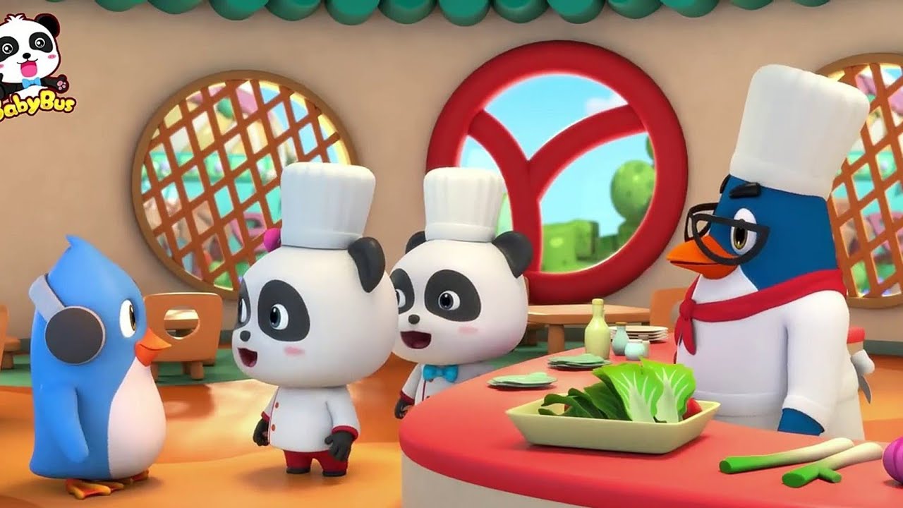 Baby Bus Chef🐣🐼3d Animation Cartoon For Kids #babybus #cartoon ...