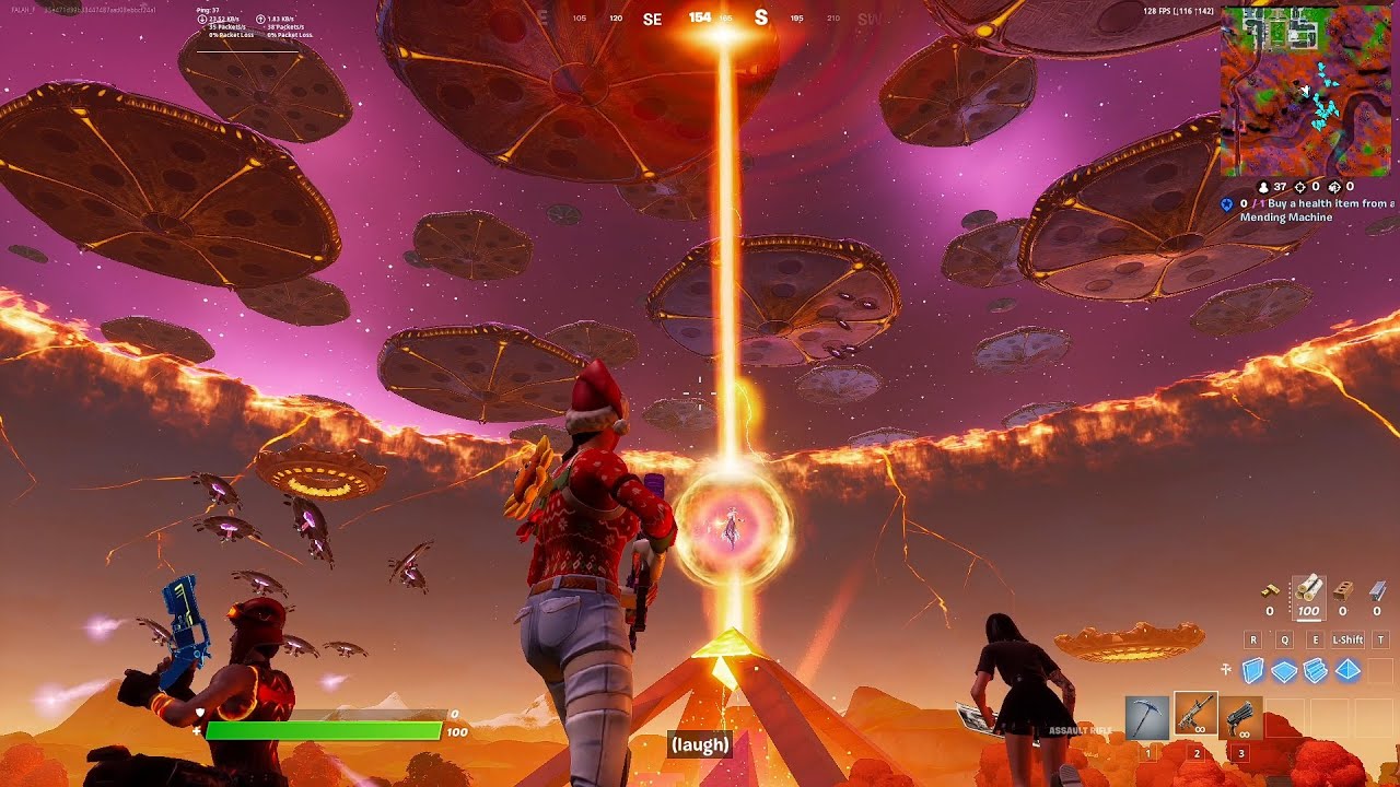 Fortnite Chapter 2 The End Event - Cube Queen's Chapter 2 The End ...