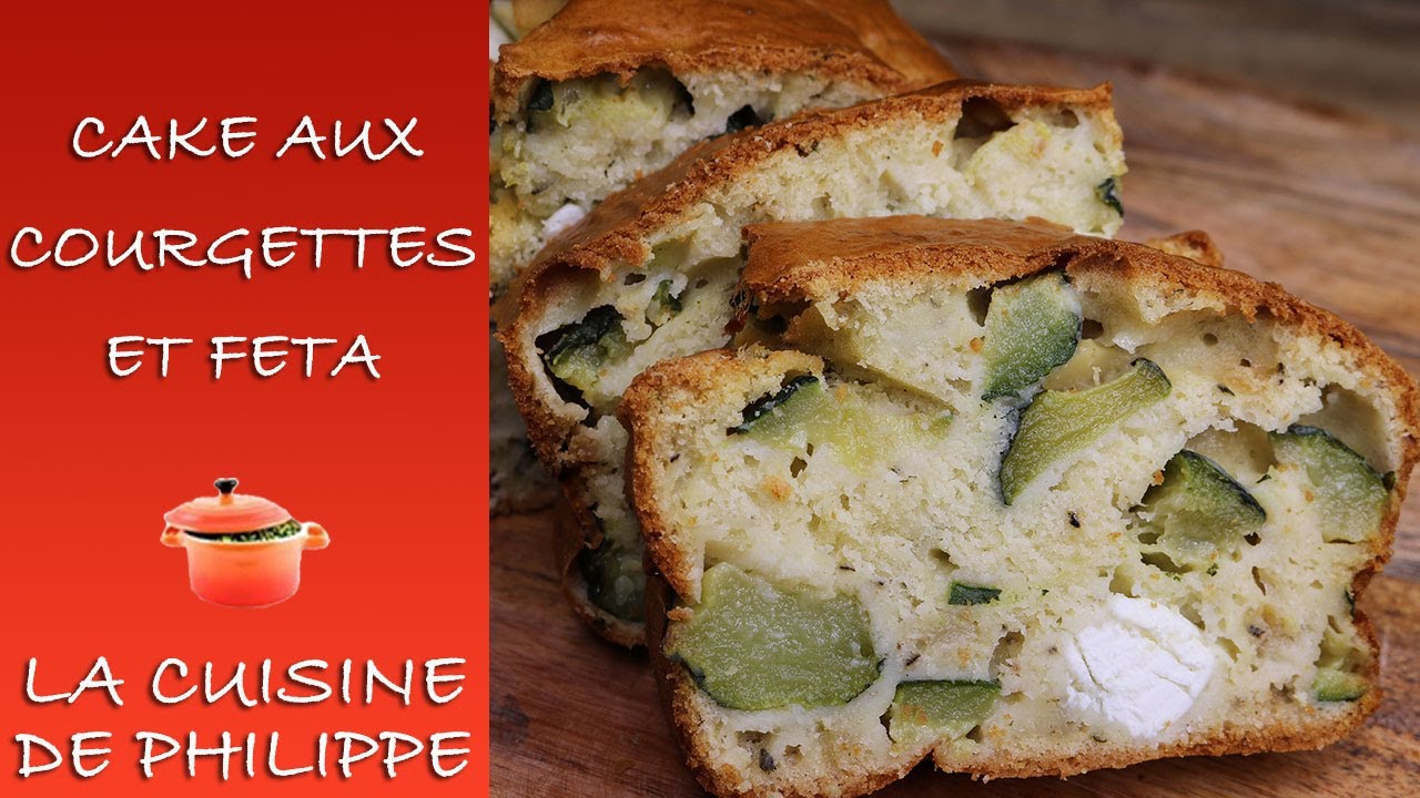 Cake aux courgettes et feta - YouTube
