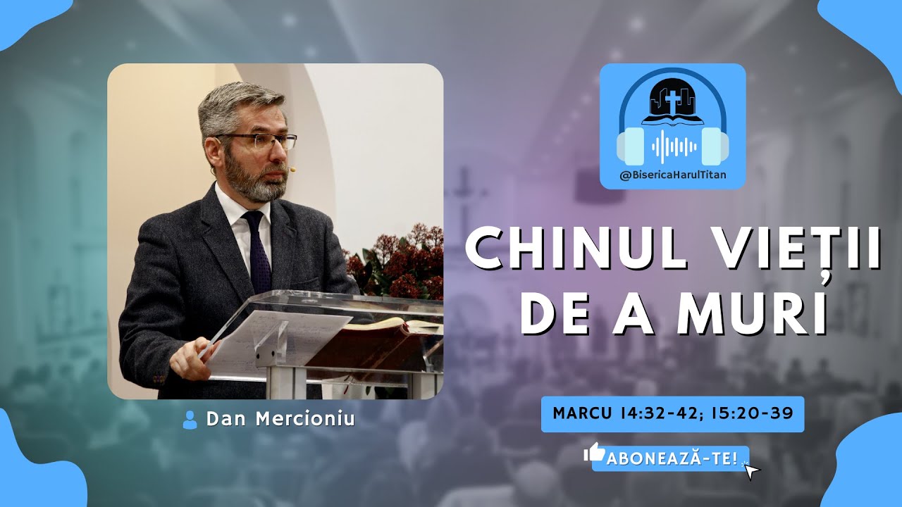 Chinul vieții de a muri / Dan Mercioniu - YouTube