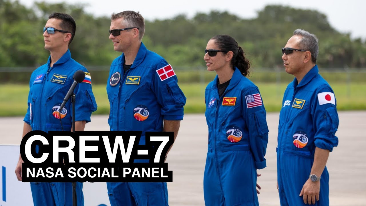 NASA's SpaceX Crew-7 NASA Social Panel - YouTube