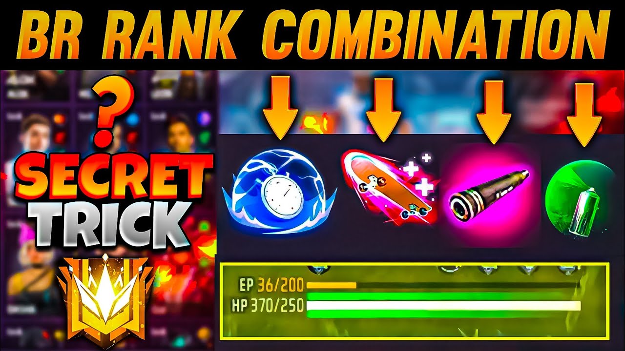(FULL MAP) BR-RANKED CHARACTER COMBINATION // 4X HP BUSTER COMBO // BR ...
