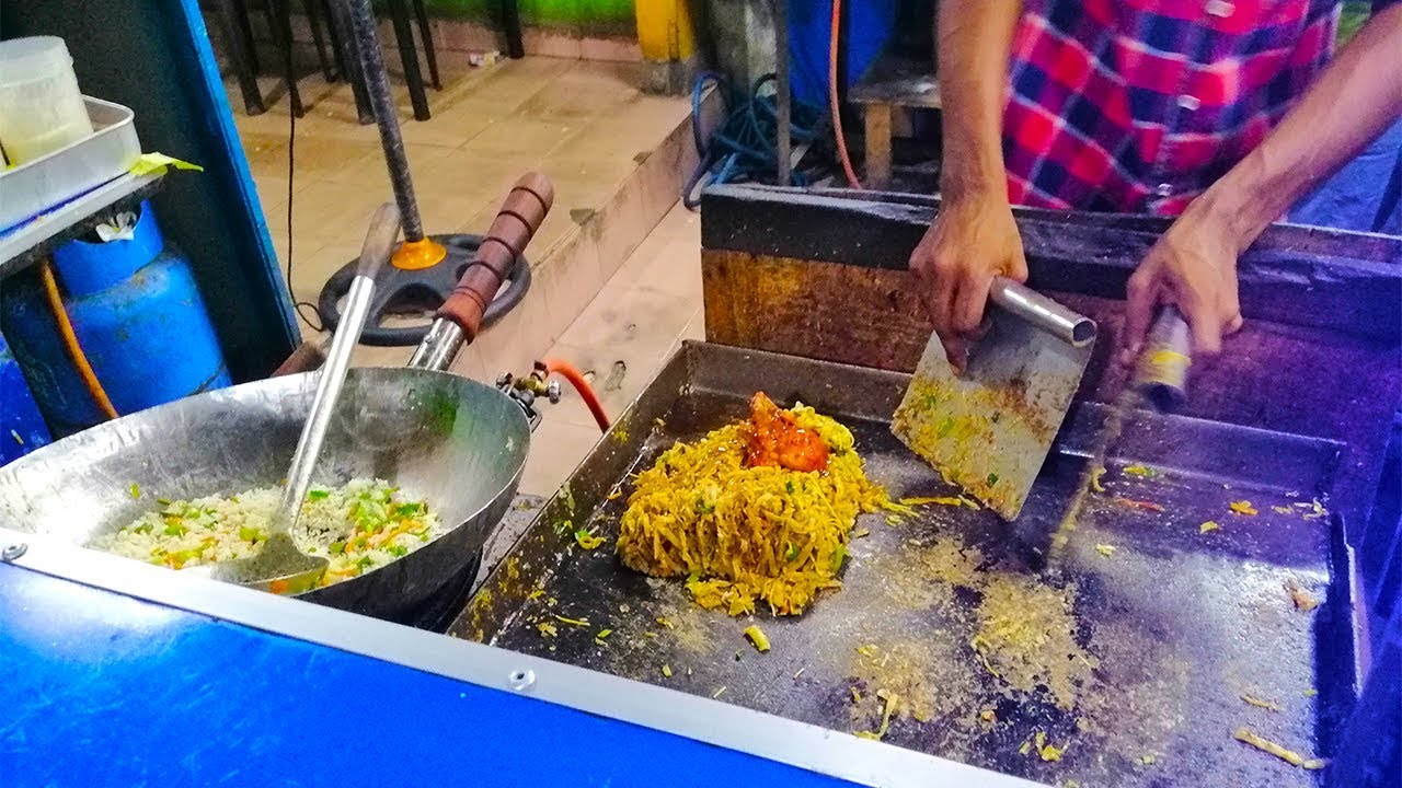 Chicken Kottu and Chicken Fried Rice | Street Food | Street Vlog #1 ...