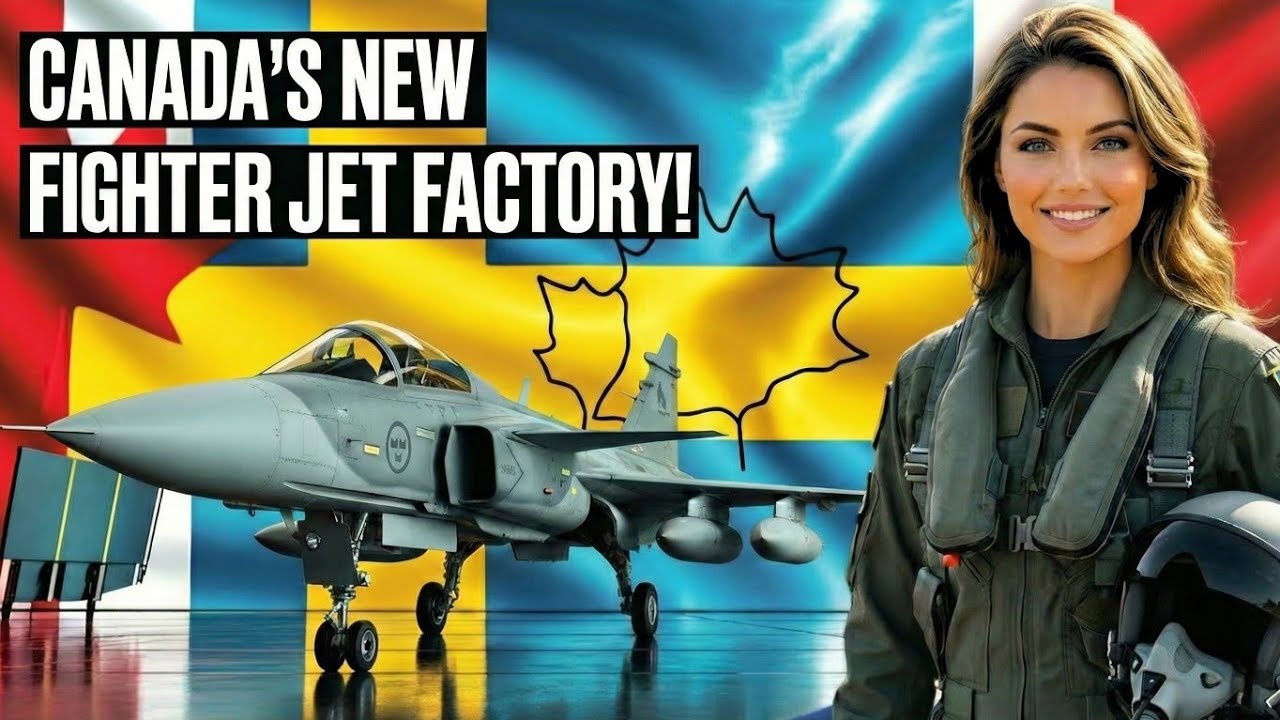 🇨🇦 Canada's NEW Fighter Jet Factory Revealed, Saab Partnership Stuns ...