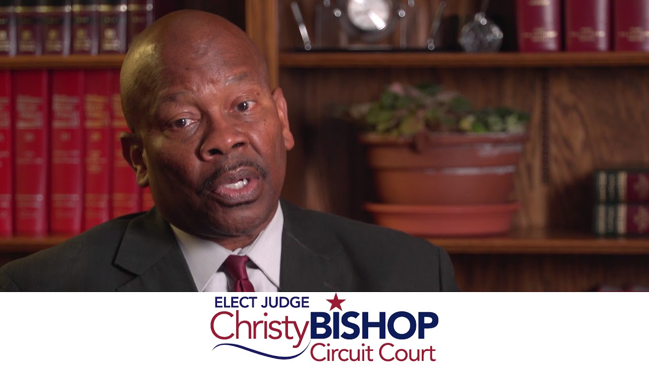Hon. George Bridges supports Judge Christy Bishop - YouTube