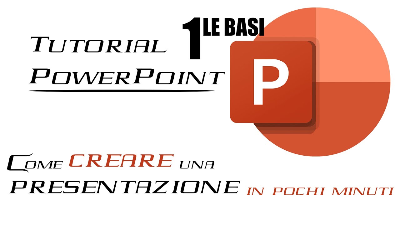 PowerPoint - LE BASI crea una presentazione in 5 minuti - YouTube