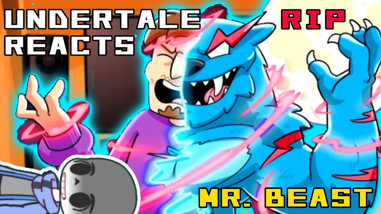 Undertale reacts to The DARK ORIGIN of MR. BEAST RIP! (Cartoon ...