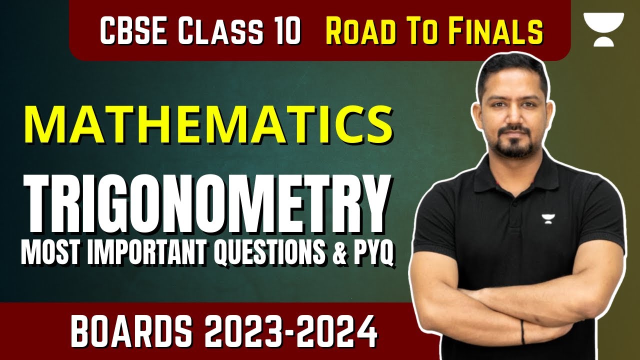 Trigonometry Class 10 Most Important Questions 🔥 | NCERT Class 10 Maths ...