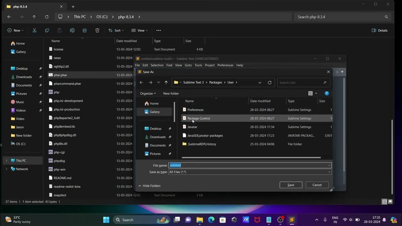 How to run php in Sublime Text - YouTube