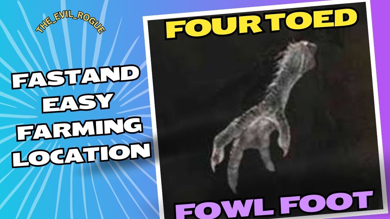 FOUR TOED FOUL FOOT FARM FAST AND EASY-ELDEN RING - YouTube