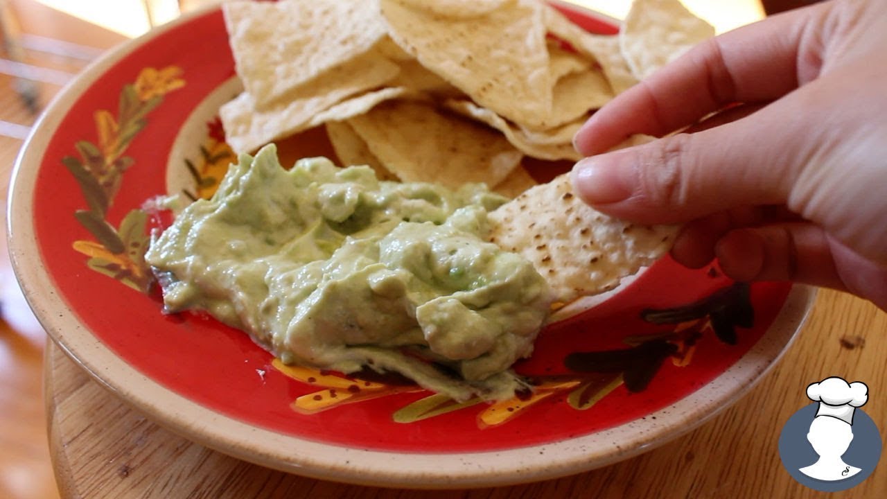 My Easy Avocado Chip Dip Recipe - YouTube