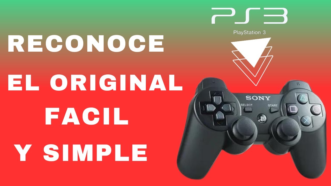 como es el joystick de Playstation 3 ORIGINAL (ps3) 🎮 FACIL Y SENCILLO ...