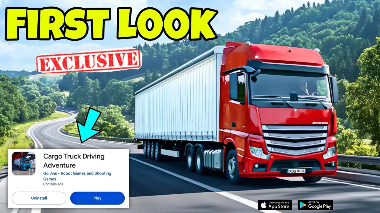 Cargo Truck Driving Simulator NEW GAME🎉🚚 First Look & Gameplay Review ...