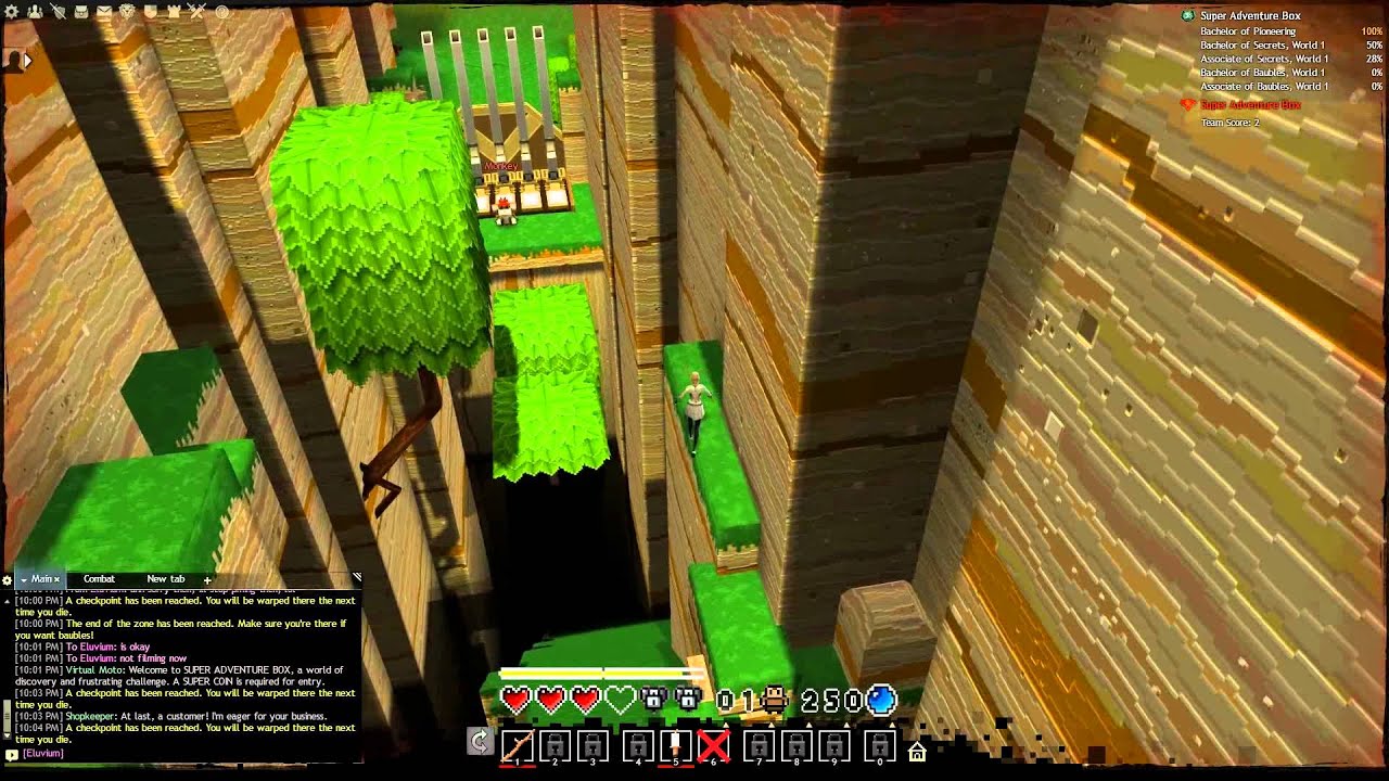 GW2 Super Adventure Box - Zone 1 Sunny Glade - YouTube