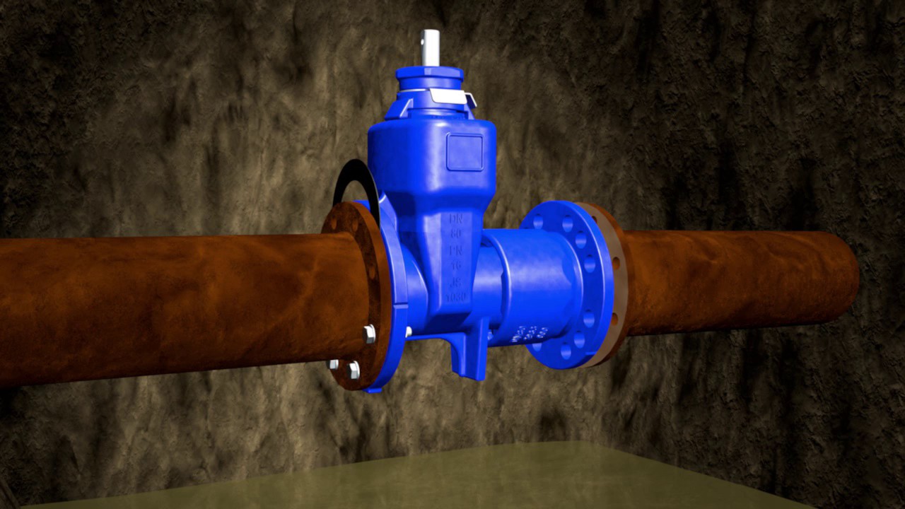 VAG BETA® 200 Gate Valve used as replacement valve - YouTube