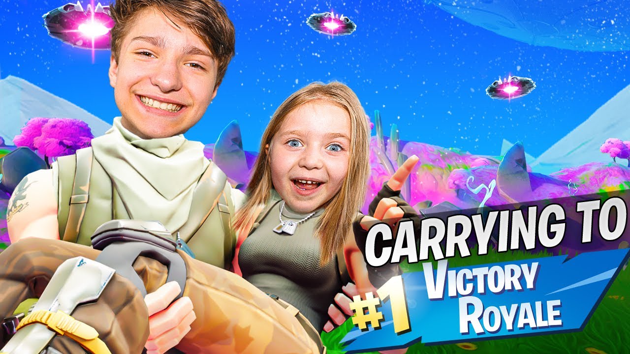 FaZe H1ghSky1 Carries CUTE E-Girl To FIRST *NEW* Season WIN! (Fortnite ...
