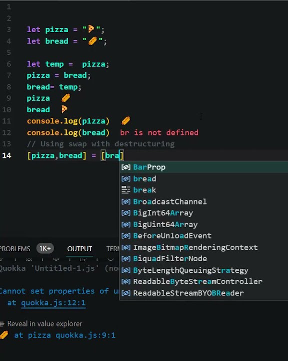 2 Ways to Swap 2 Values In Javascript. #shorts #javascript #learning #programming - YouTube