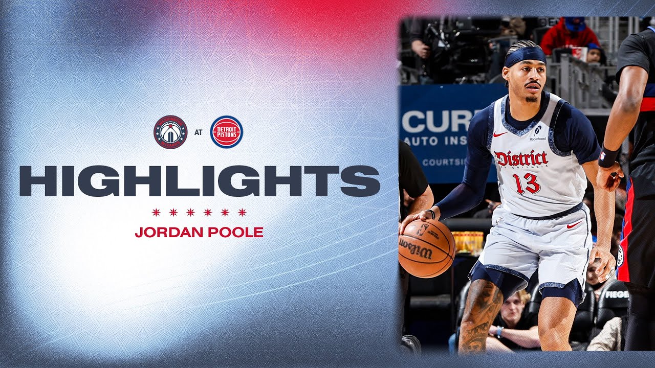 Highlights: Jordan Poole scores 17 points vs. Detroit Pistons | 3.13.25 ...