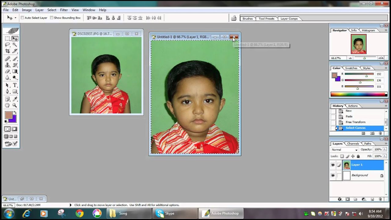 How I Make Pasport Stamp Size Picture In 3R Page Use In Photoshop how-i-make-pasport-stamp-size-picture-in-3r-page-use-in-photoshop