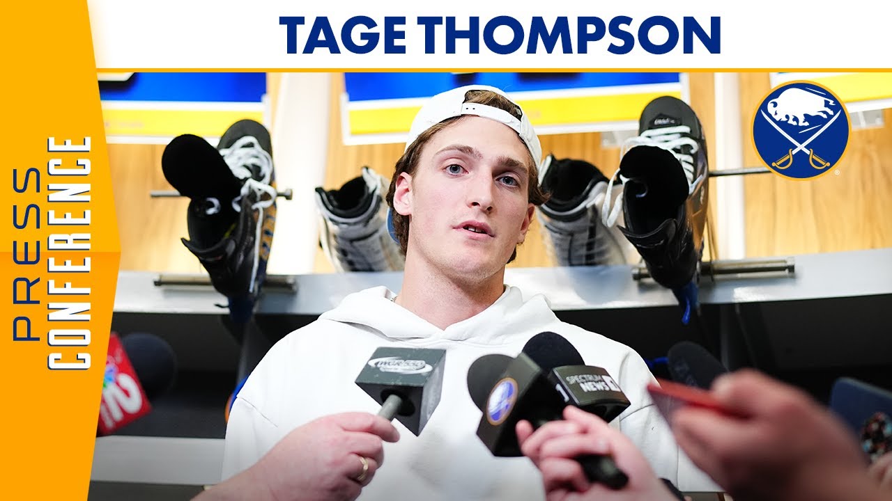 "We Have To Hold Ourselves Accountable" | Tage Thompson Reflects On 2023-24 Buffalo Sabres ...