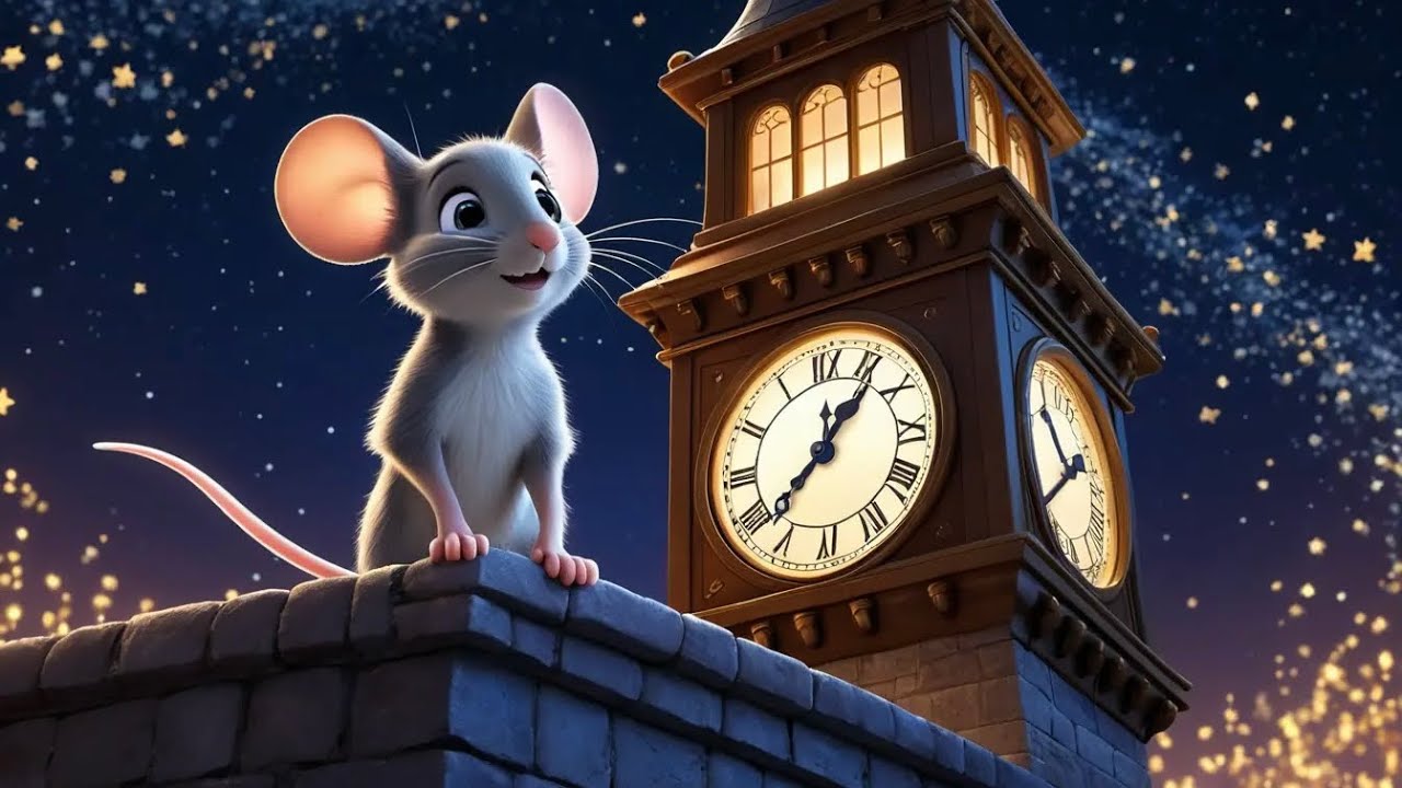 The Moonlight Mouse and the Ticking Tower! |Magical Nursery Rhyme for ...
