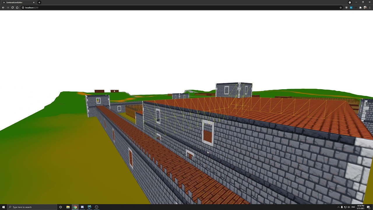 Genfanad map editor - wall selection - YouTube