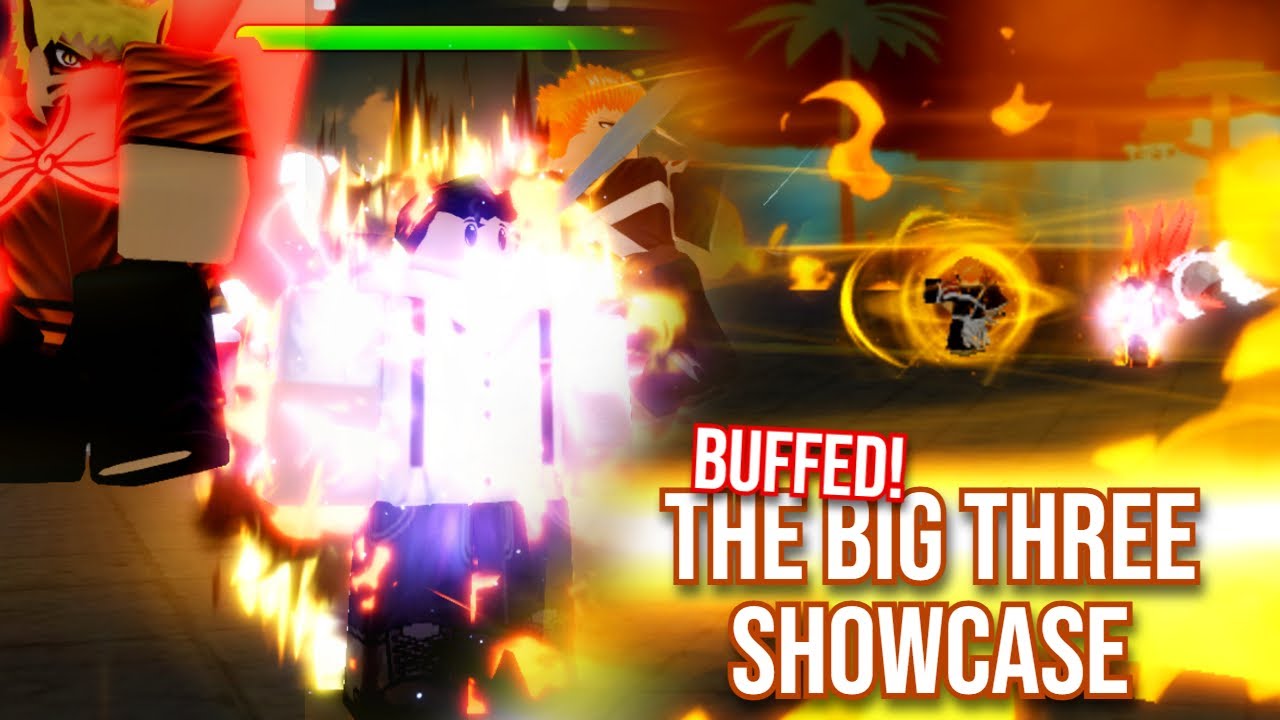 [BUFFED] The Big Three Showcase | Anime Spirits - YouTube