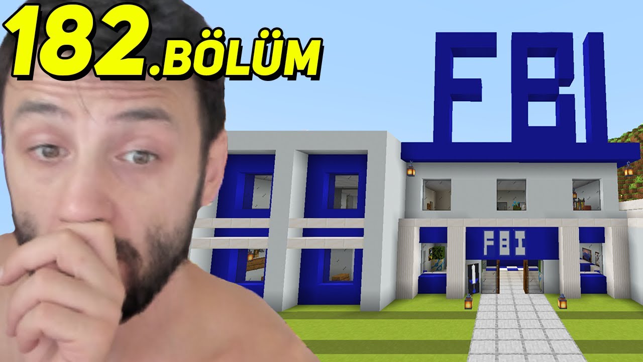 FBI BİNASI 😎 MİNECRAFT (2023) 182.Bölüm - YouTube