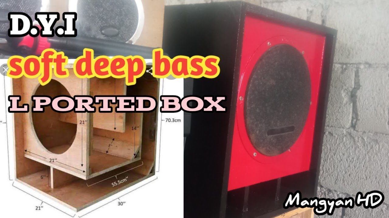 SOFT DEEP BASS | DYI | L PORTED BOX | repairing from normal box to SUB ...