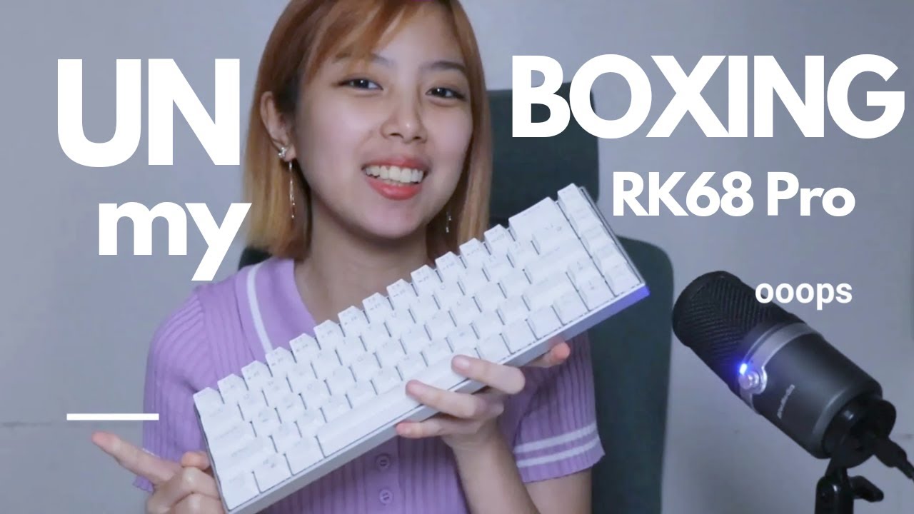 Unboxing my first mechanical keyboard RK68 PRO - YouTube