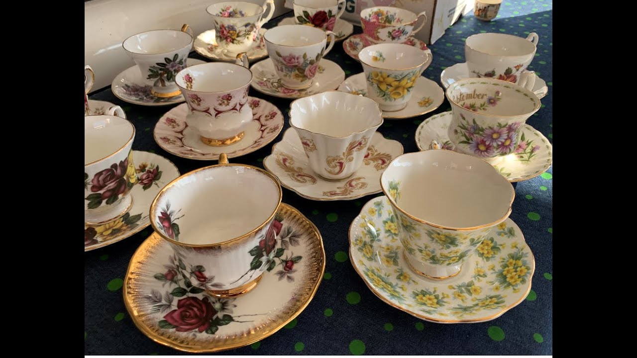 Kay's Beautiful Tea Cups Collections 2020! - YouTube