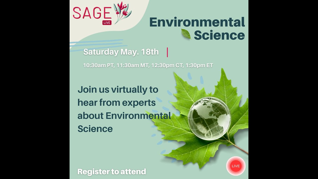 SAGE Live - Environmental Science - YouTube