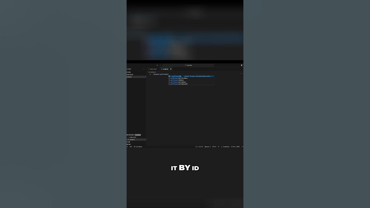 The Easiest Way To Access Elements With Javascript Dom Manipulation Tutorial Youtube